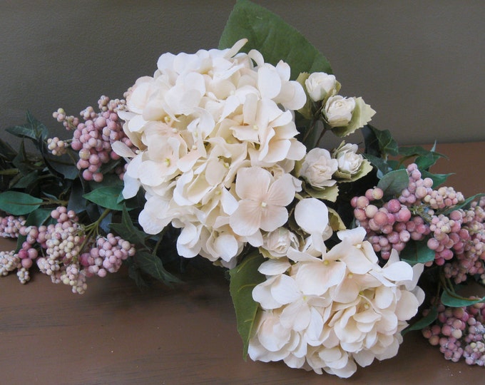 Victorian Hydrangea Swag - Etsy