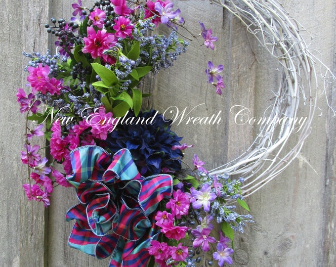 Spring Wreath, Easter Wreath, Floral Wreath, Designer Floral, Victorian ...