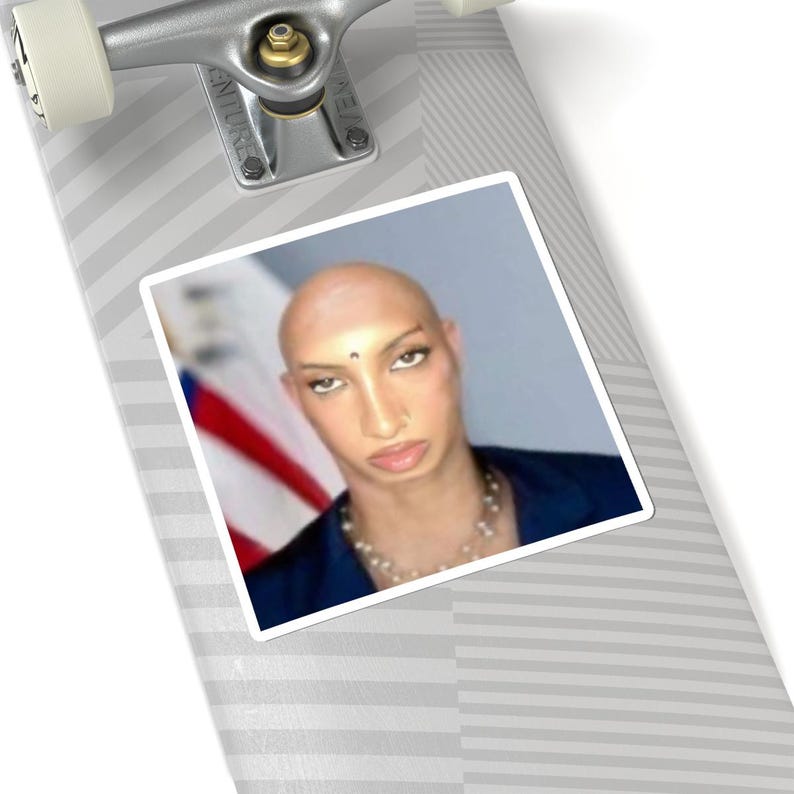 Lara Raj Yes Meme Kiss-cut Sticker: Trendy Art Decor - Etsy