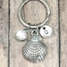 Shell Keychain, Seashell Keychain, Shell Gifts Seashell Gifts Beach ...