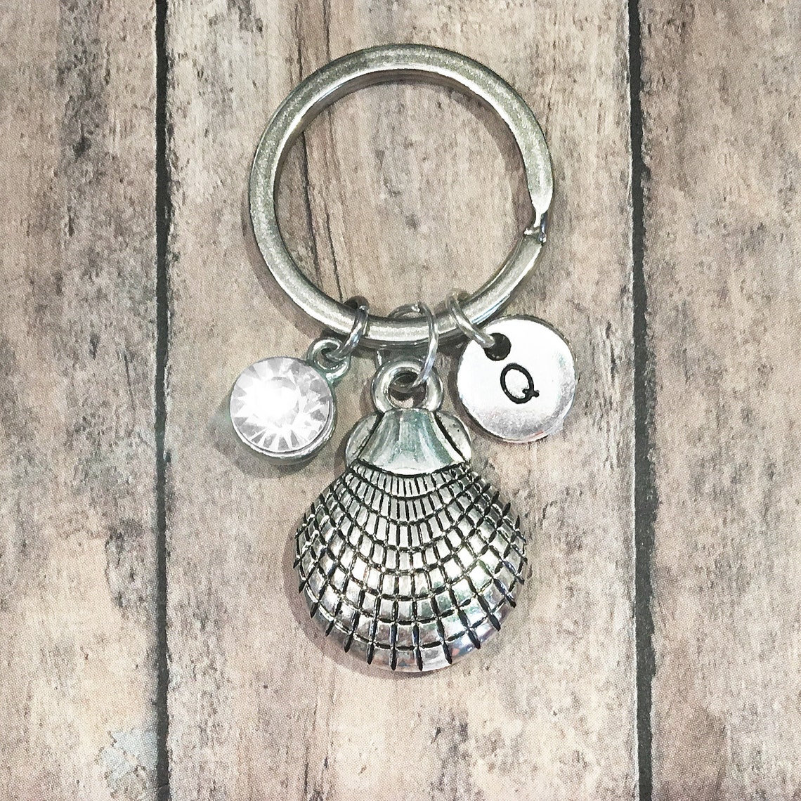 Shell Keychain Seashell Keychain Shell Gifts Seashell Gifts | Etsy
