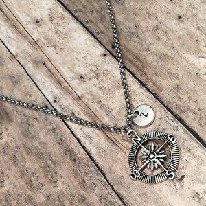Compass Pendant, Compass Necklace, Compass Jewelry, Long Distance Best ...