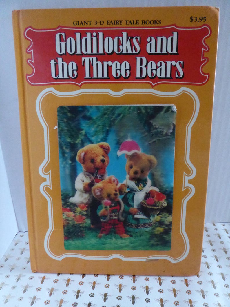 Goldilocks and the Three Bears - Giant 3D Fairy Tale Books - Hardcover ...