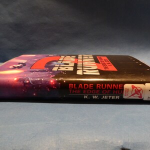 Blade Runner 2 - the Edge of Human, Jeter 1995 - Hardcover, Library ...