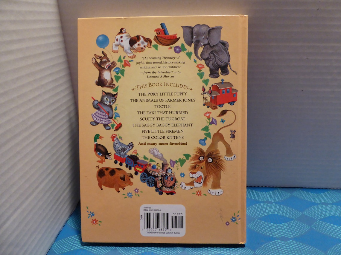 The Family Treasury of Little Golden Books 46 Stories 1998 - Etsy