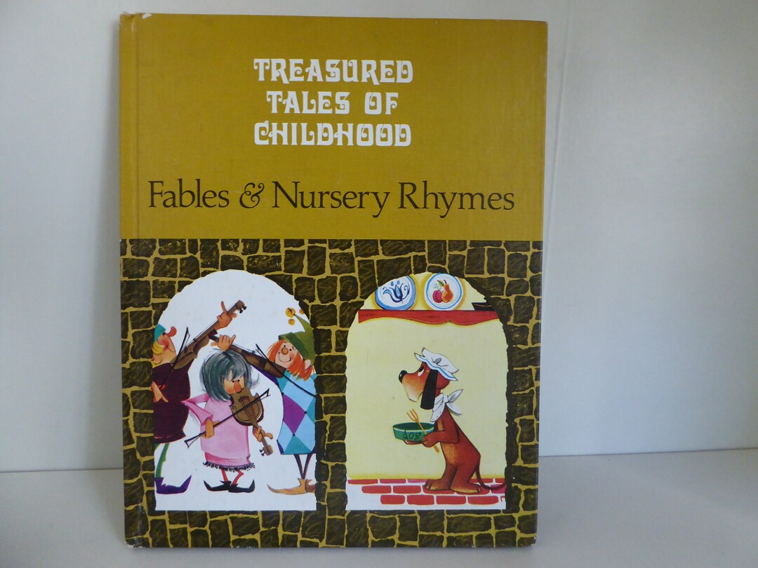 1974 Treasured Tales of Childhood : Fables & Nursery Rhymes - Etsy