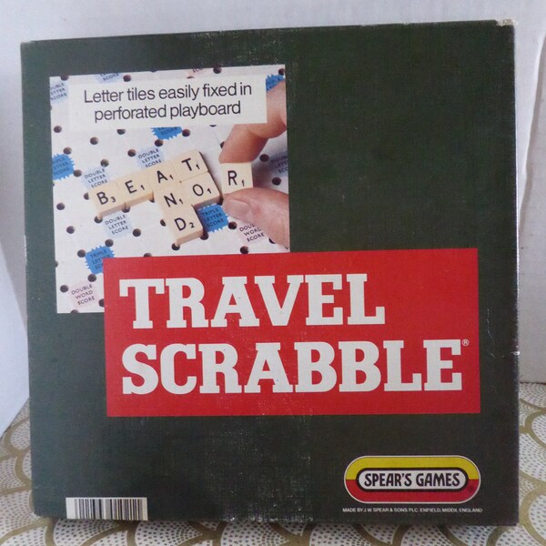 Travel Scrabble - Etsy