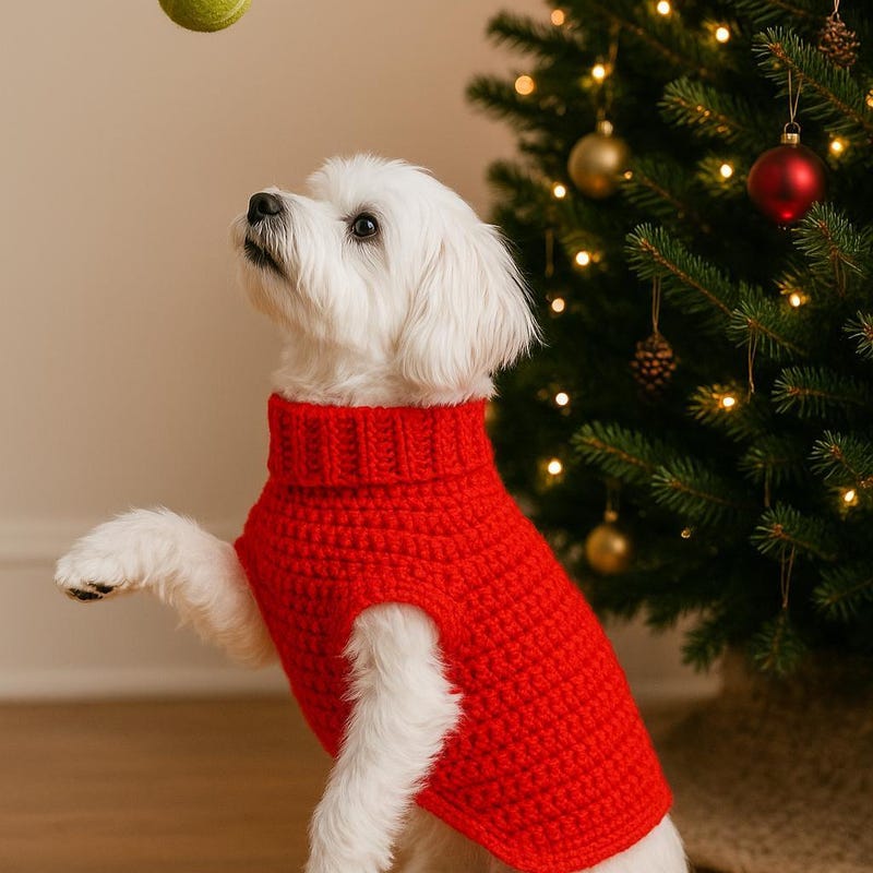 Pink Bulldog Sweater - Etsy