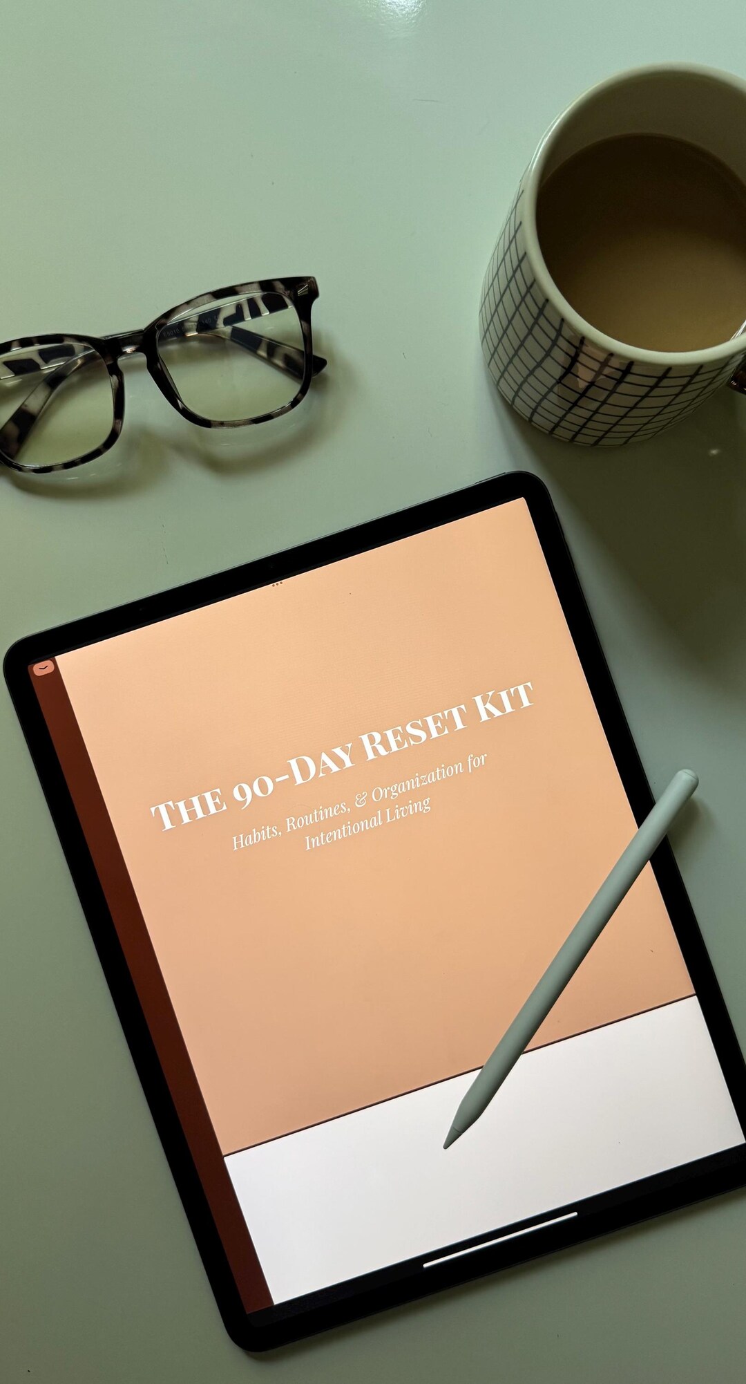 The 90-day Reset Kit | Printable Habit Tracker, Routine Builder & Home ...