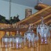 Hanging Glass Rack Stemware Rack Made From Oak Wine Barrel Staves - Etsy