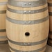 20 Gal. Oak Keg, Wine Barrel for Display, Side Table, End Table 26h X ...