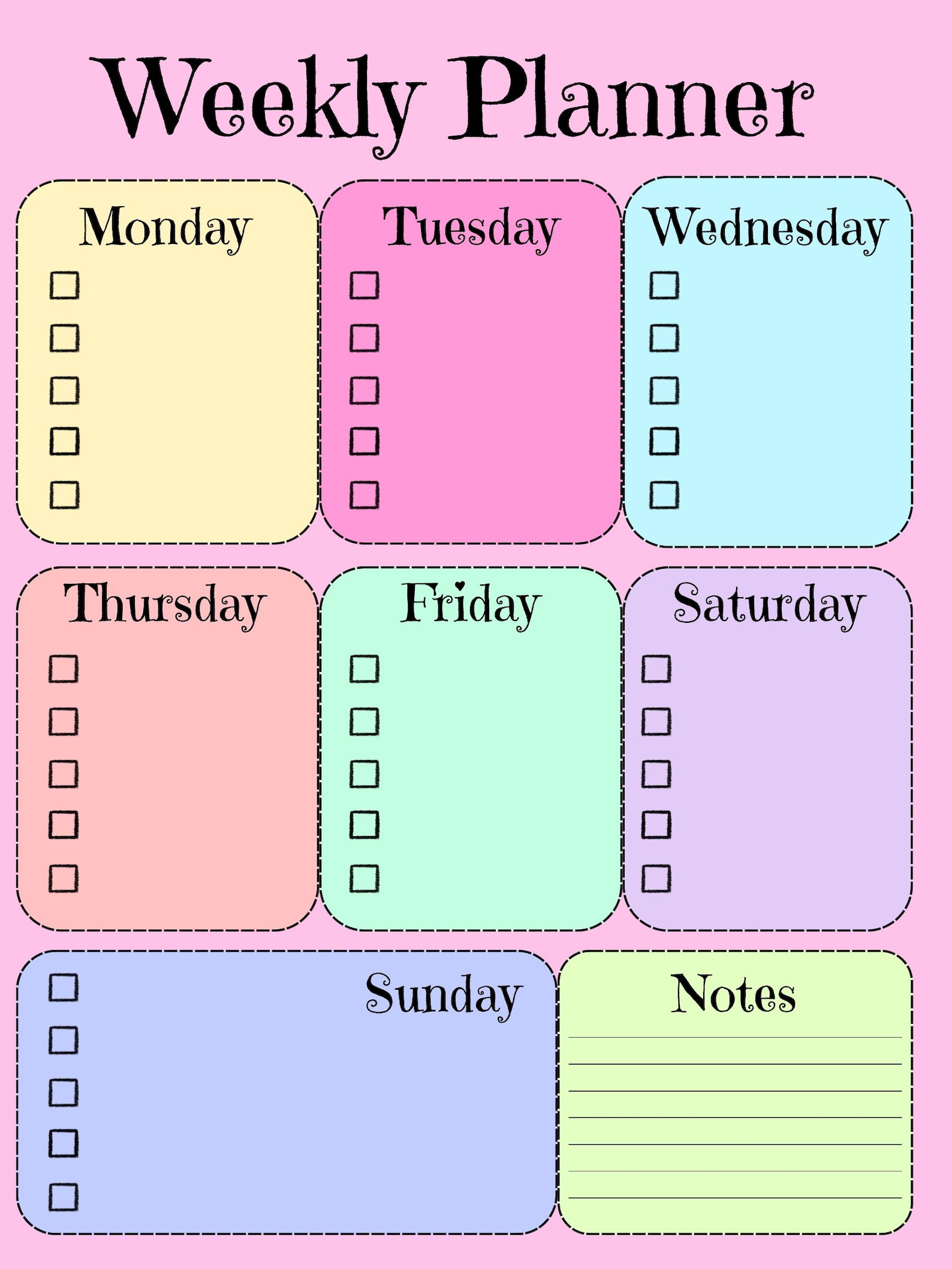 Minimalist Planner Bundle | Printable PDF | Productivity & Organization ...