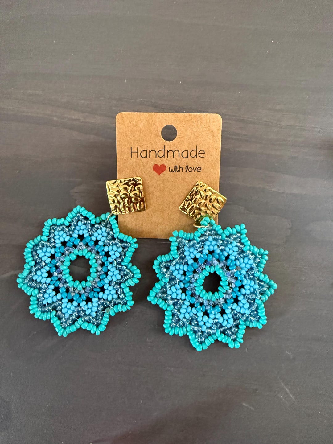 Glass Seed Bead Handcrafted Earrings for Women. Daily Wear All Seasons ...