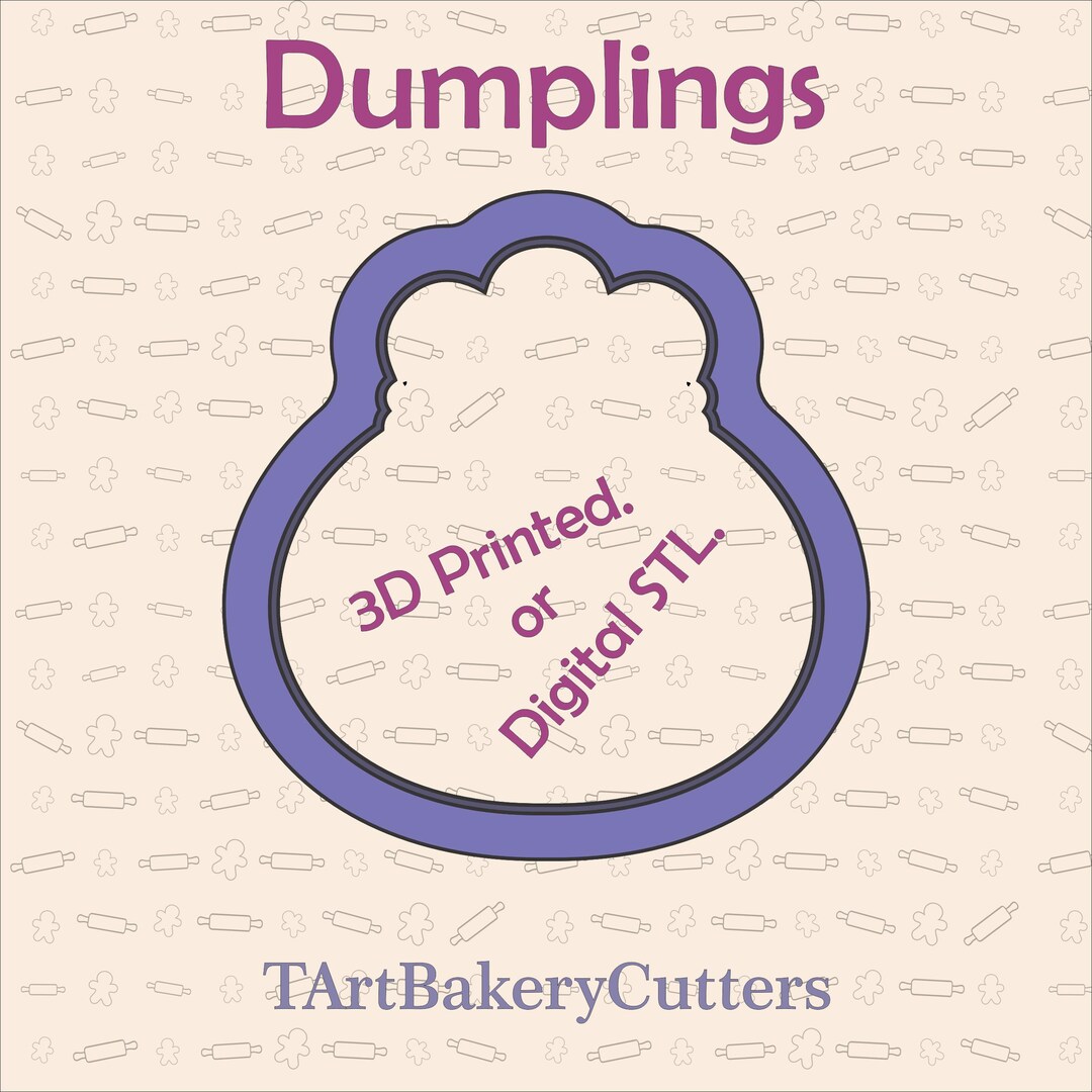 Dumplings V1. 3D Printed / Digital STL Delivery. - Etsy