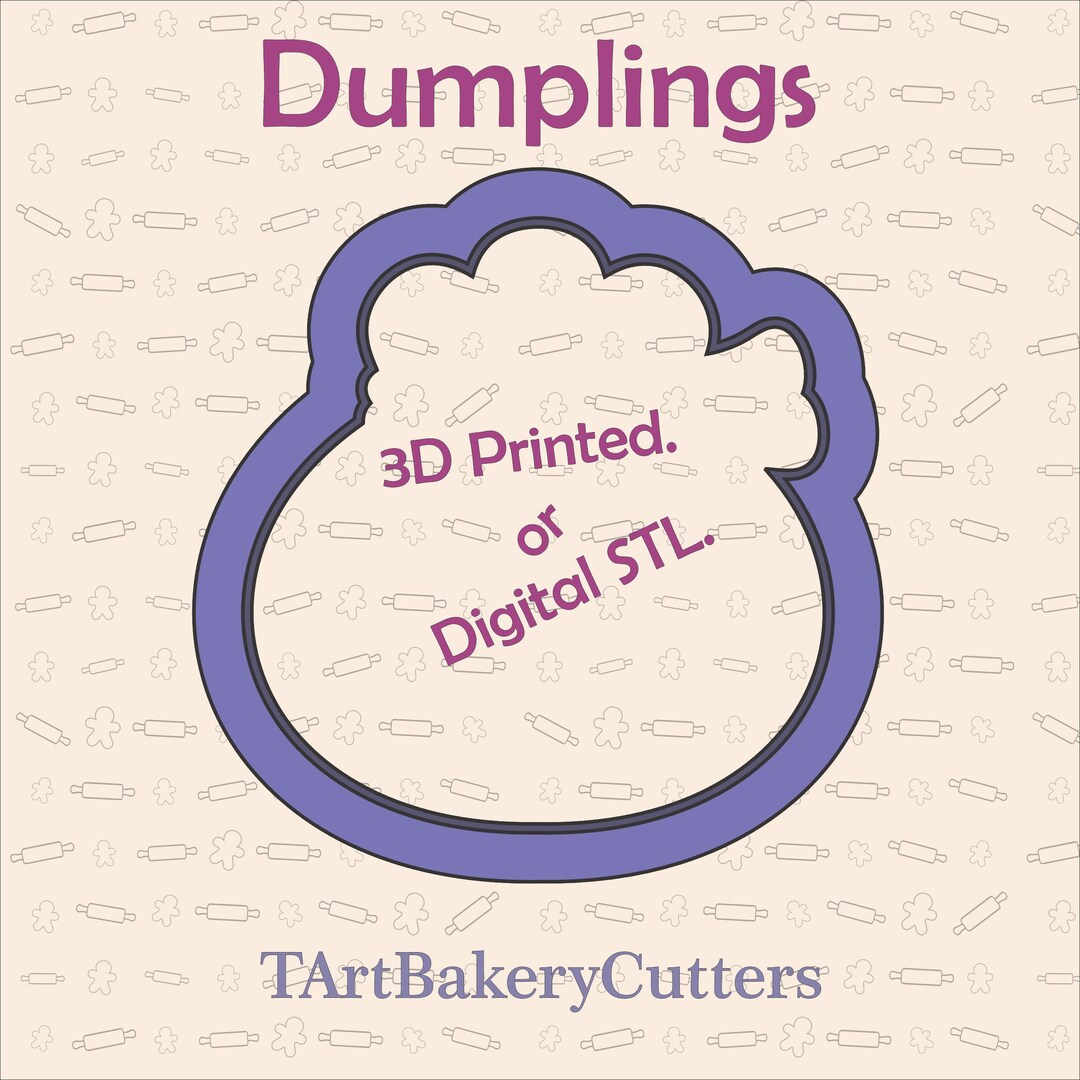Dumplings V2. 3D Printed / Digital STL Delivery. - Etsy