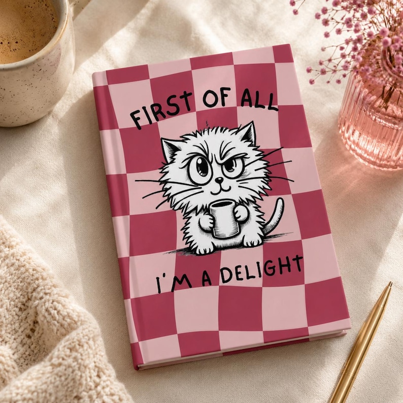 Funny Sarcastic Cat Journal Cat Lover Gift Lover Gift for Readers ...