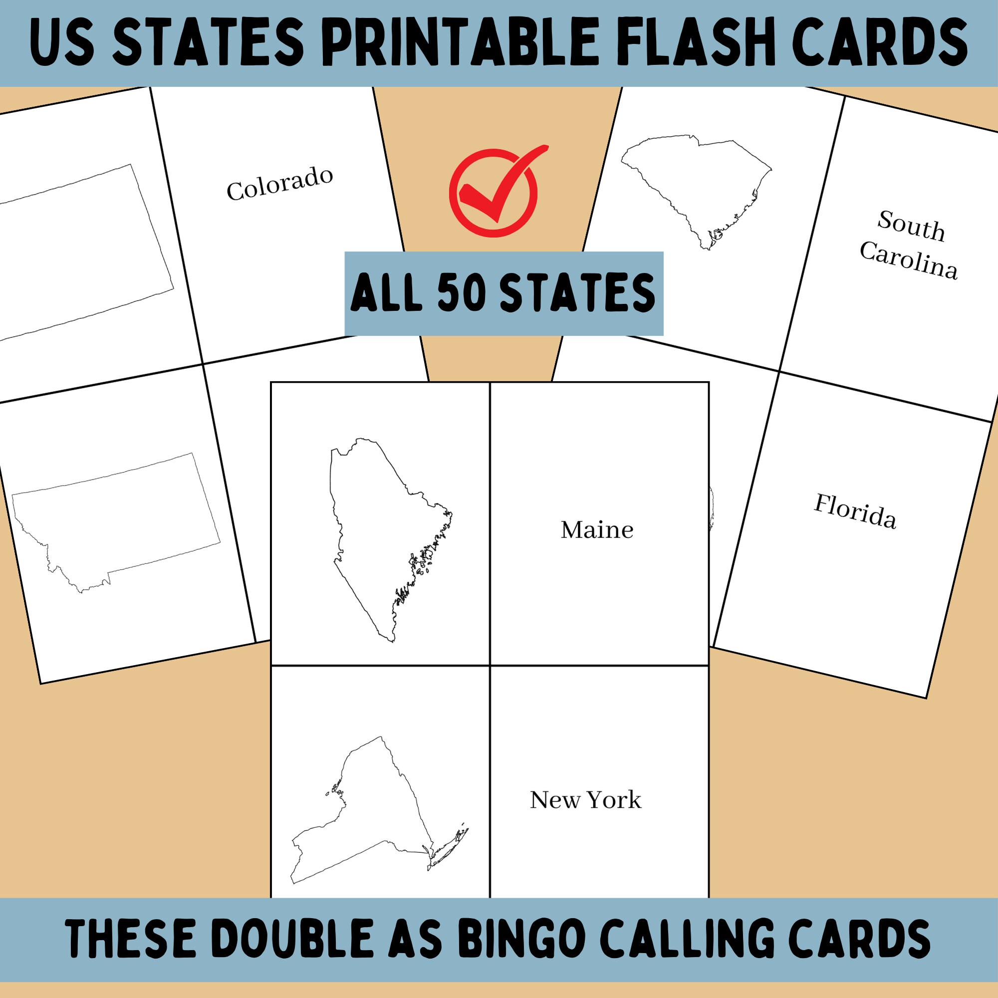 United States Geography Bingo Instructions at Robert Scalia blog
