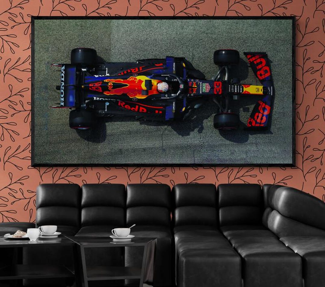 Toile de Max Verstappen Red Bull F1 Car : impression de course moderne ...