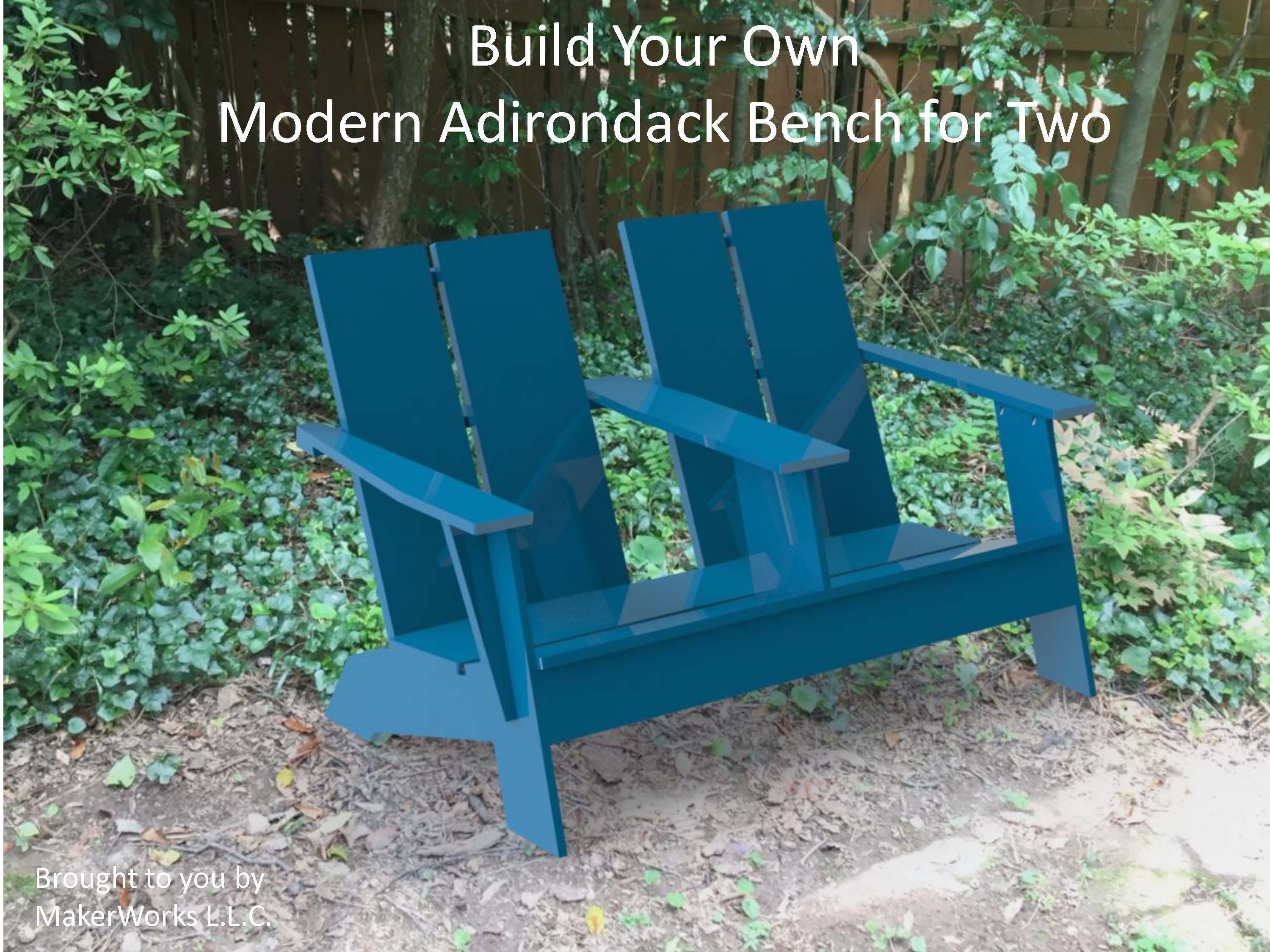 Bauen Sie Ihre eigene moderne Adirondack Bank fur zwei Etsy