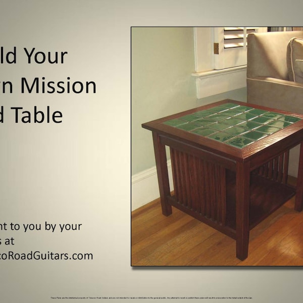 End Table Plans - Etsy