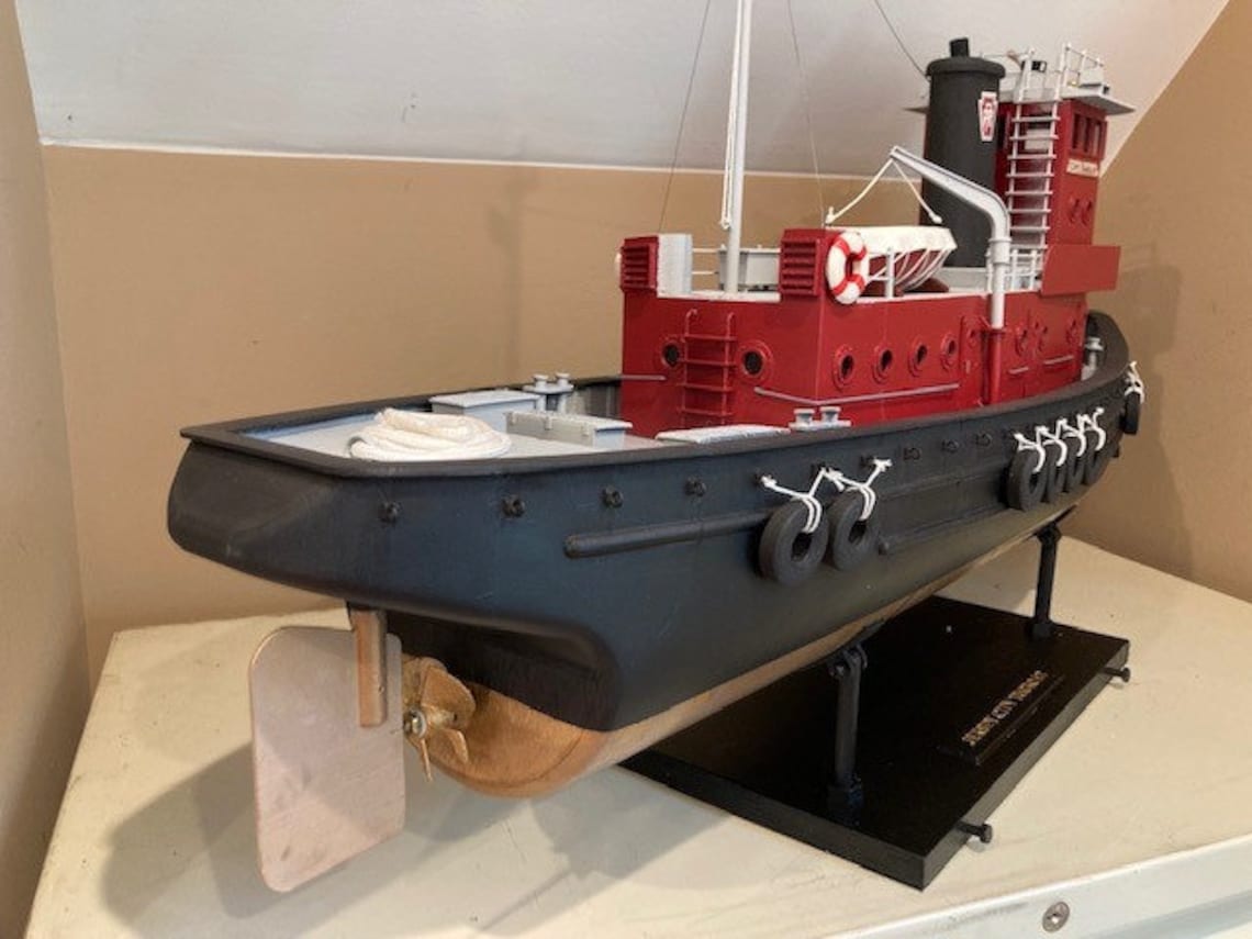 RC TUGBOAT MODEL 3D Printed 1/32nd Scale Digital File & Instructions - Etsy