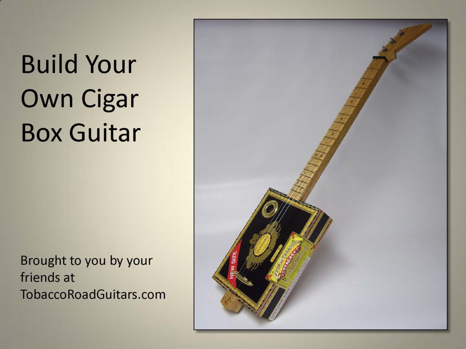 Cigar Box Guitar Plans and Instructions - Etsy