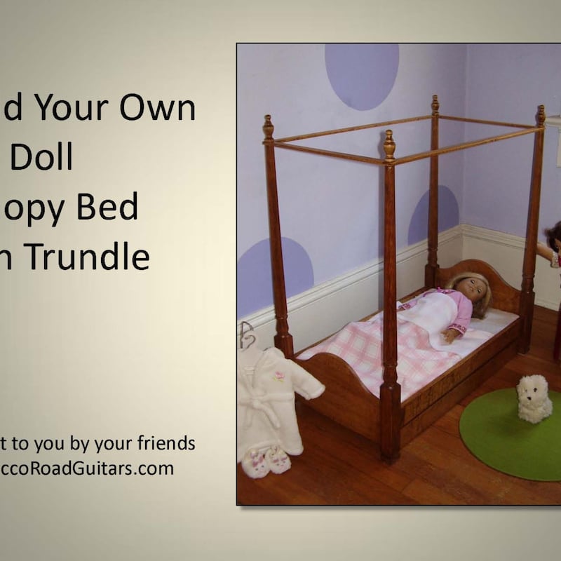Canopy Baby Doll Bed - Etsy