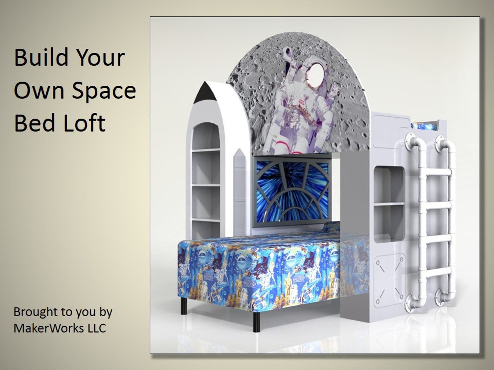 Outer Space Bunk Bed Plans and Instructions. Perfect for Your Little ...