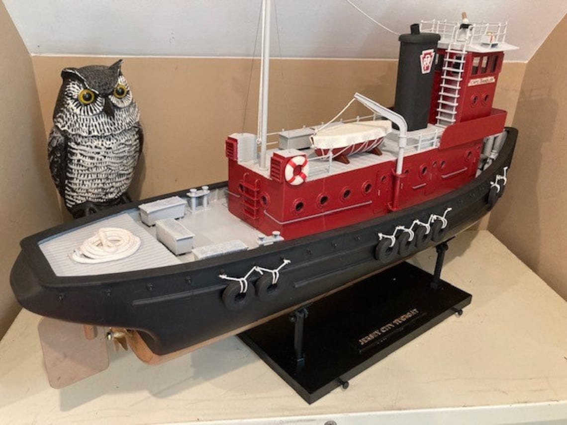 RC TUGBOAT MODEL 3D Printed 1/32nd Scale Digital File & - Etsy Australia