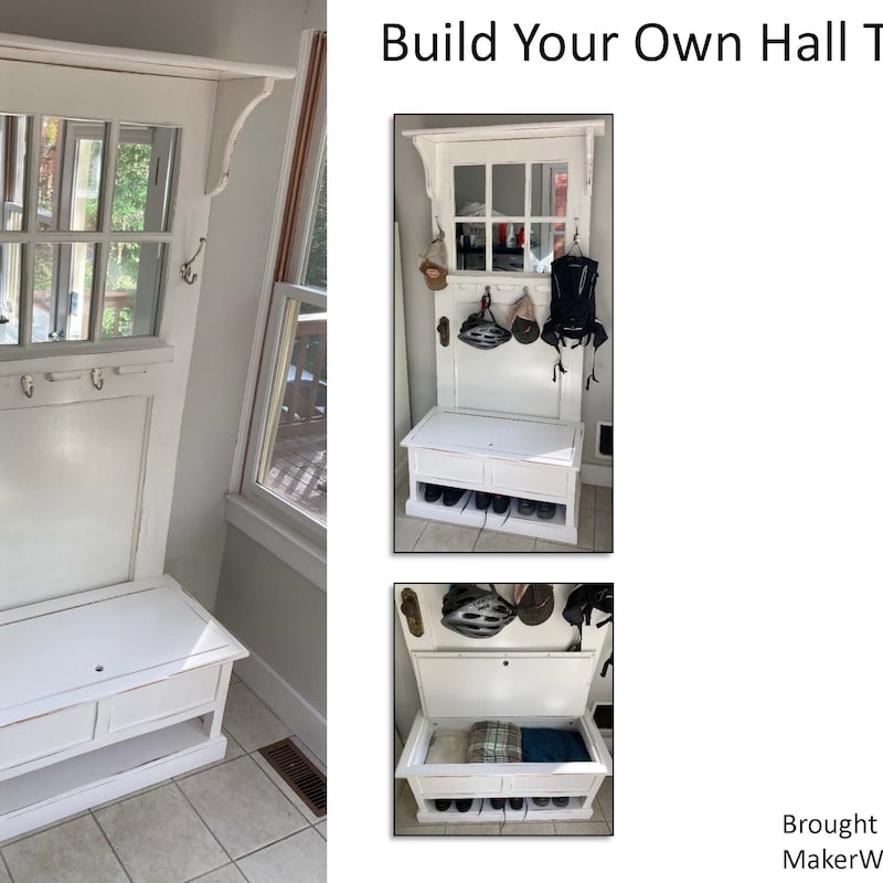 Hall Tree Plans - Etsy