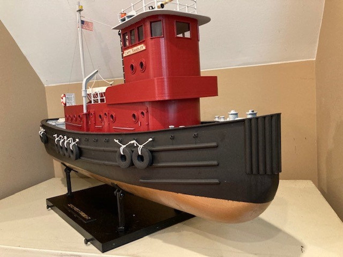 RC TUGBOAT MODEL - 3D Printed - 1/32nd Scale - Digital File ...