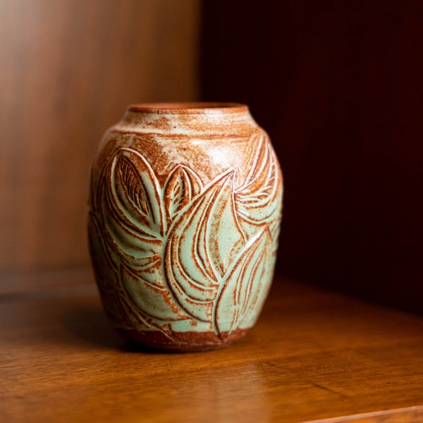 Hand Carved Vase - Etsy