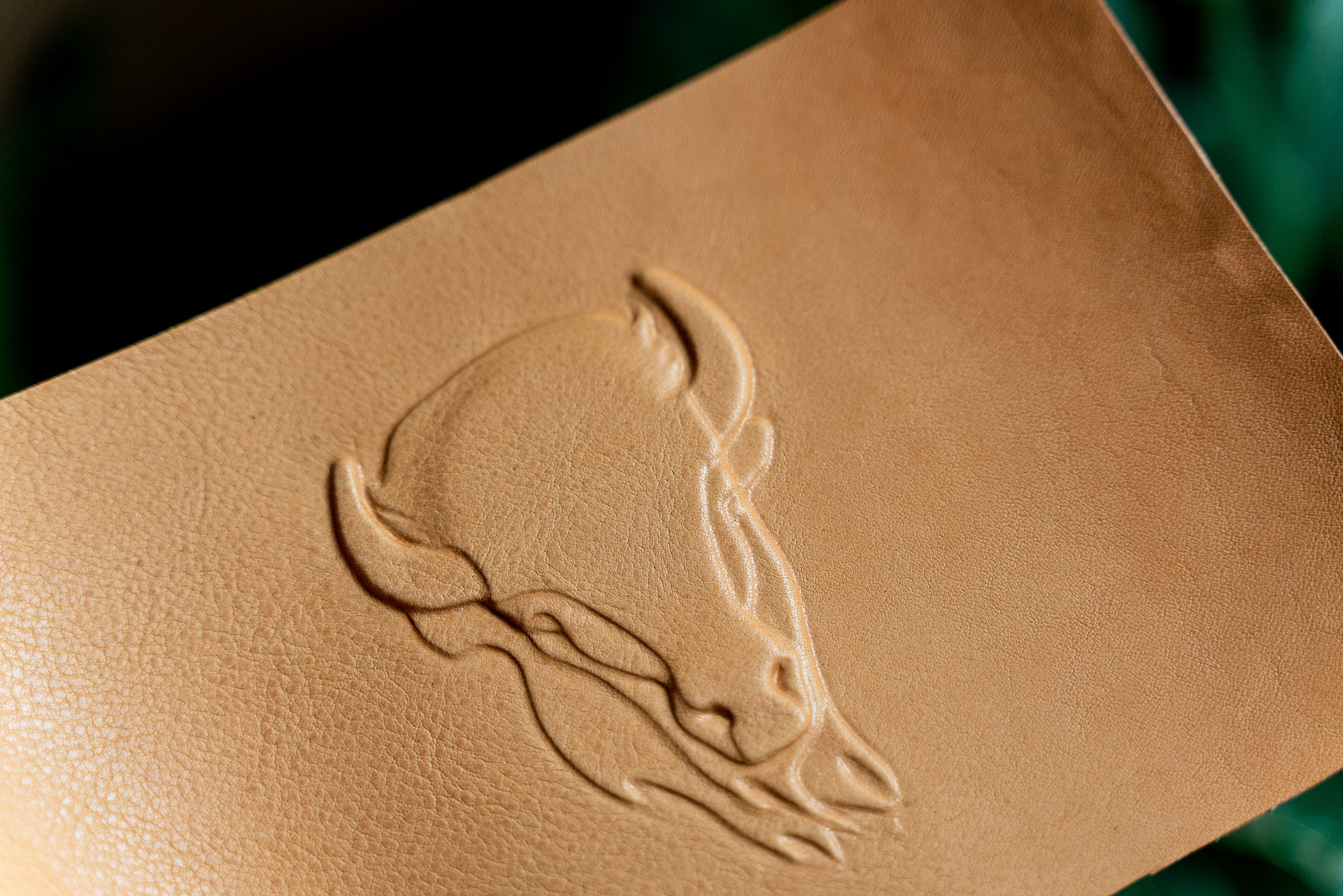 PDF Pattern Buffalo, North American Bison, Stacked Leather Embossed ...