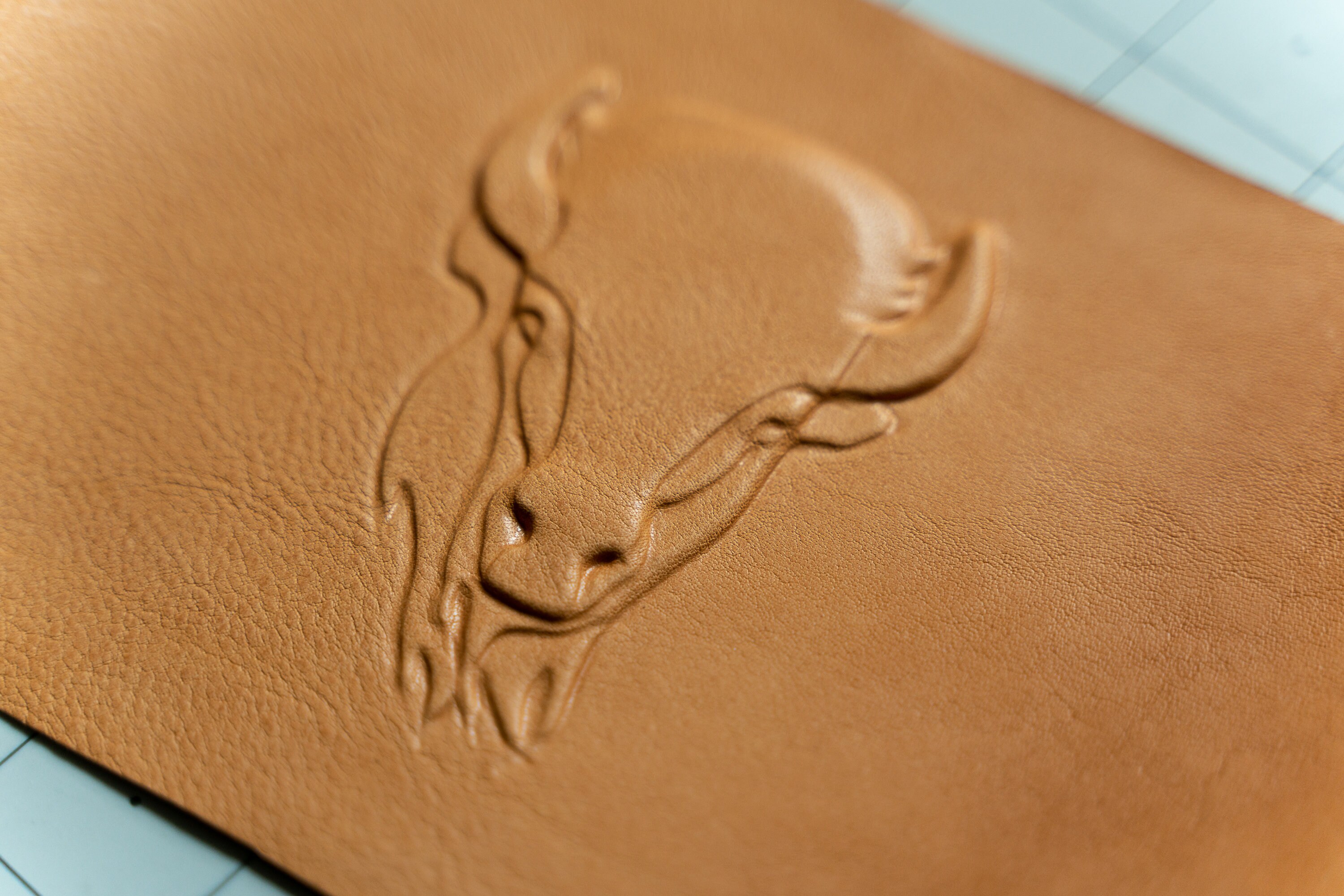 PDF Pattern Buffalo, North American Bison, Stacked Leather Embossed ...