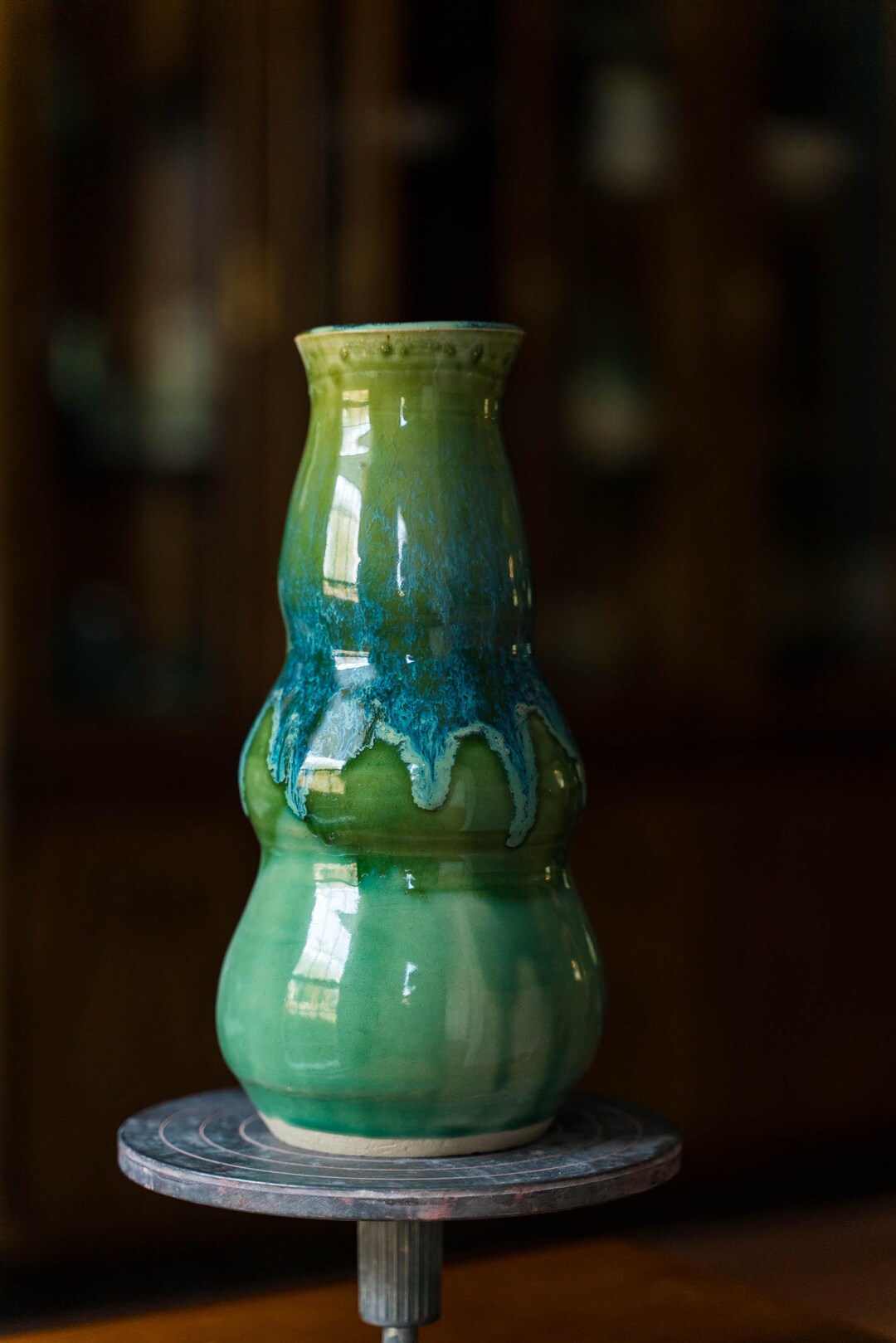 Waterfall Vase, Hand Thrown Pottery, Ceramics - Etsy