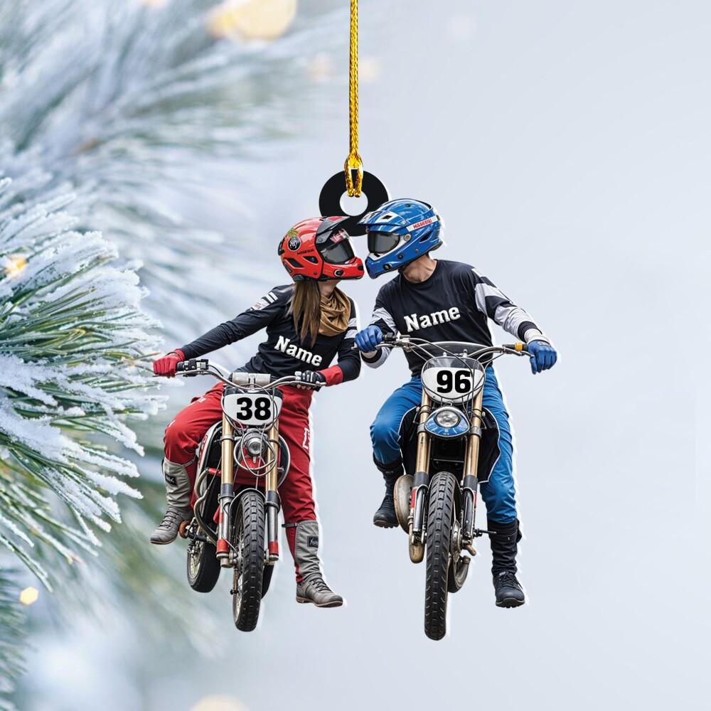 Customize Your Photo Motocross Couple - Personalized Gifts For ...