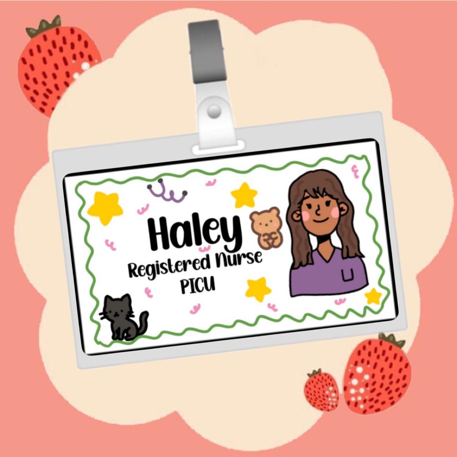 Custom Laminated Name Badge: Personalized Tech, Nurse, Doctor, Teacher ...