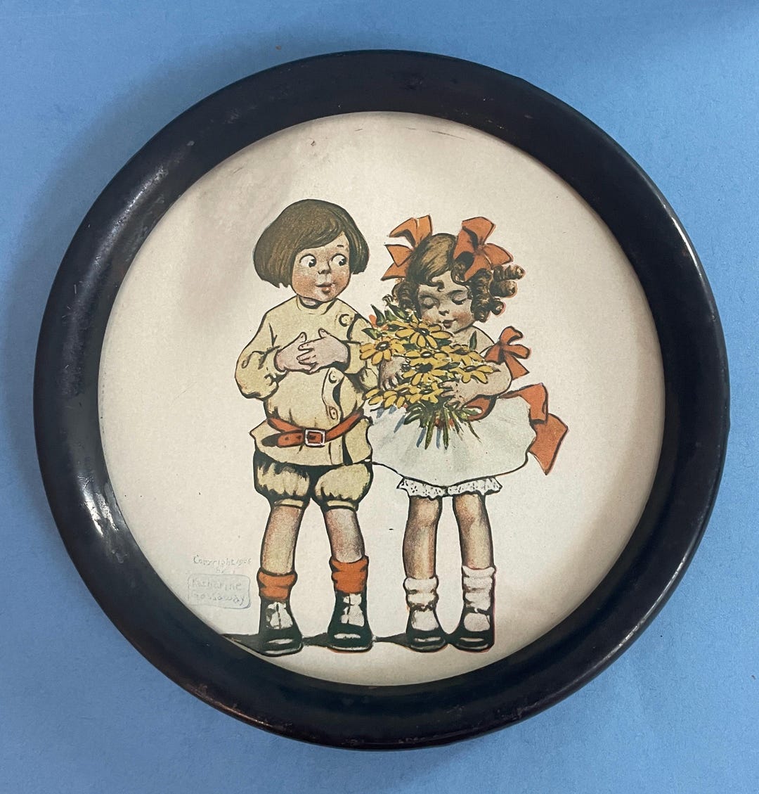 Antique Framed Print, Katherine Galloway Children’s Book Illustrator ...