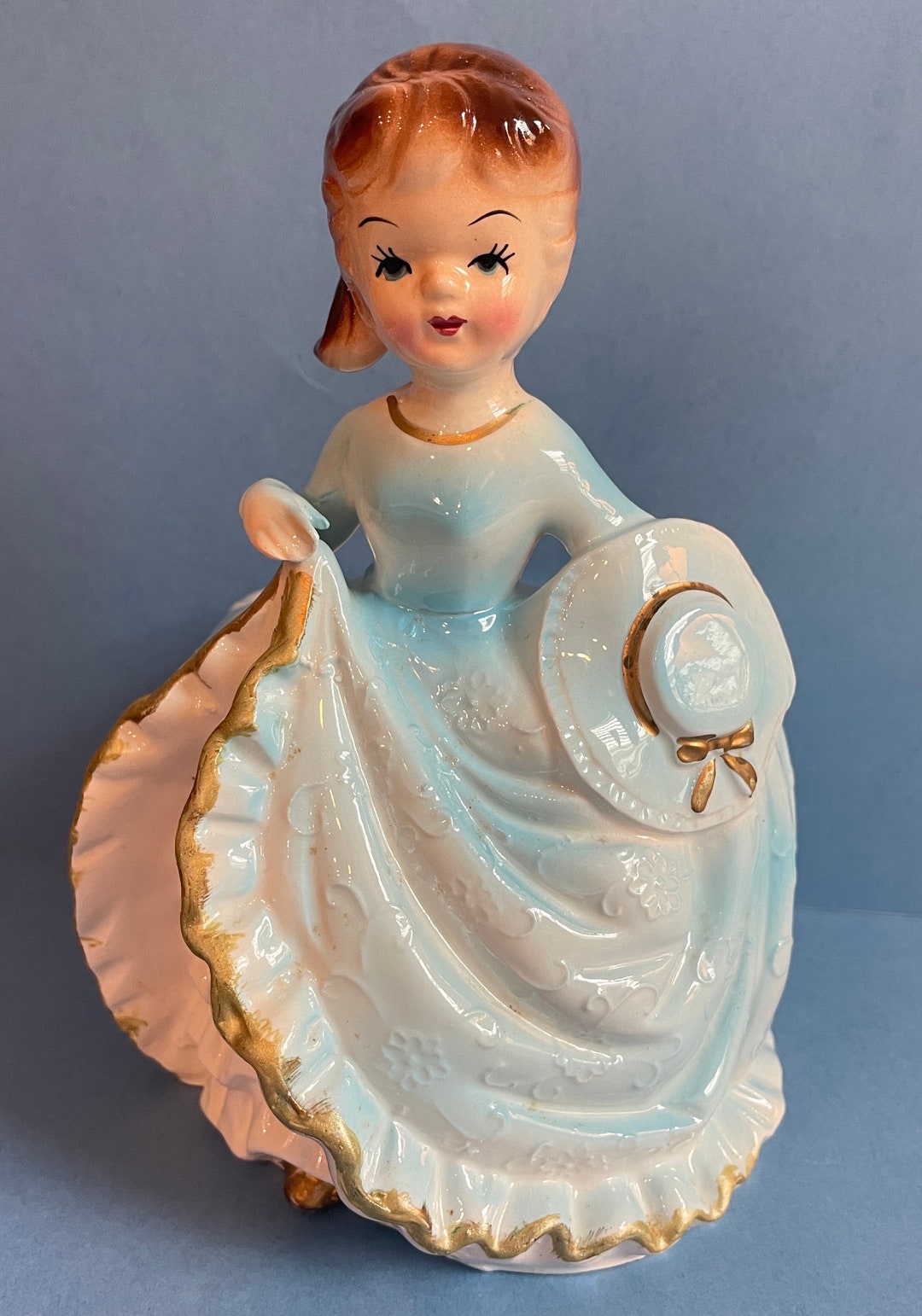 Sweetest Vintage Southern Belle Planter, Velco or Nancy Pew, 1960s, MIJ ...