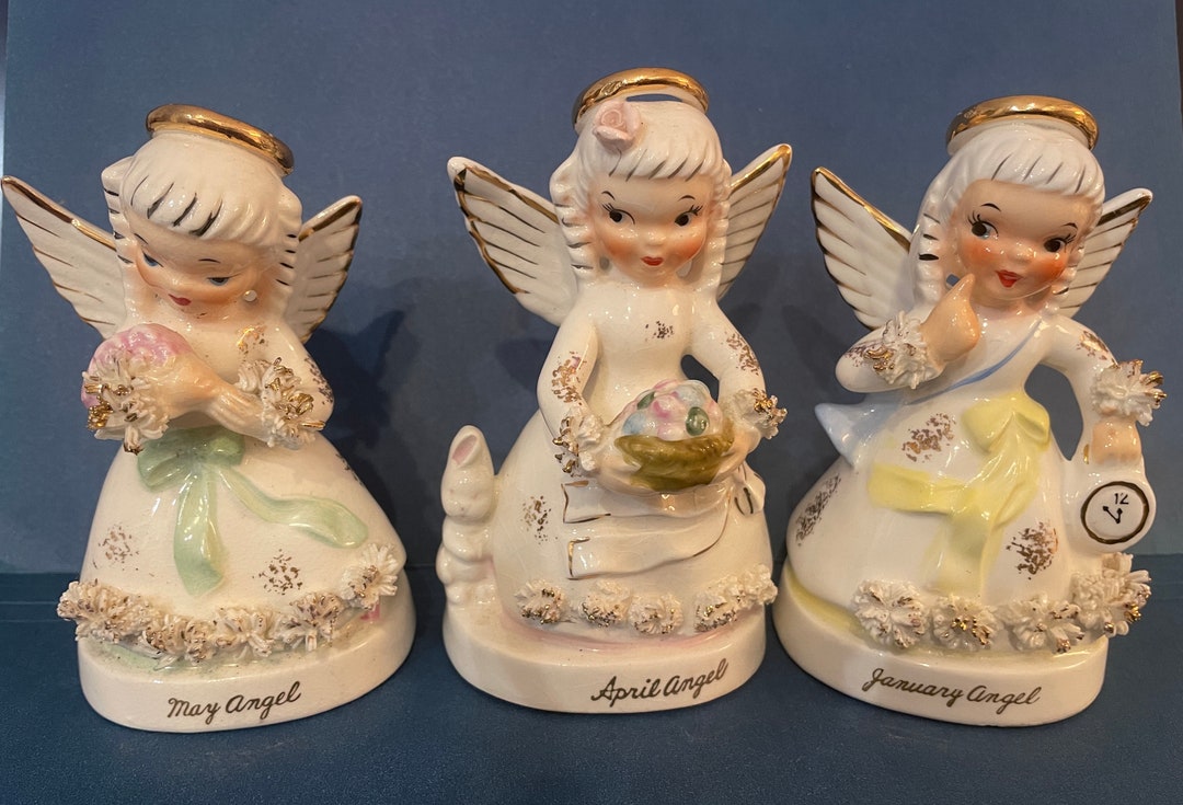 Choice 3 Sweet NAPCO Birthday Month Angels Figurines: - Etsy