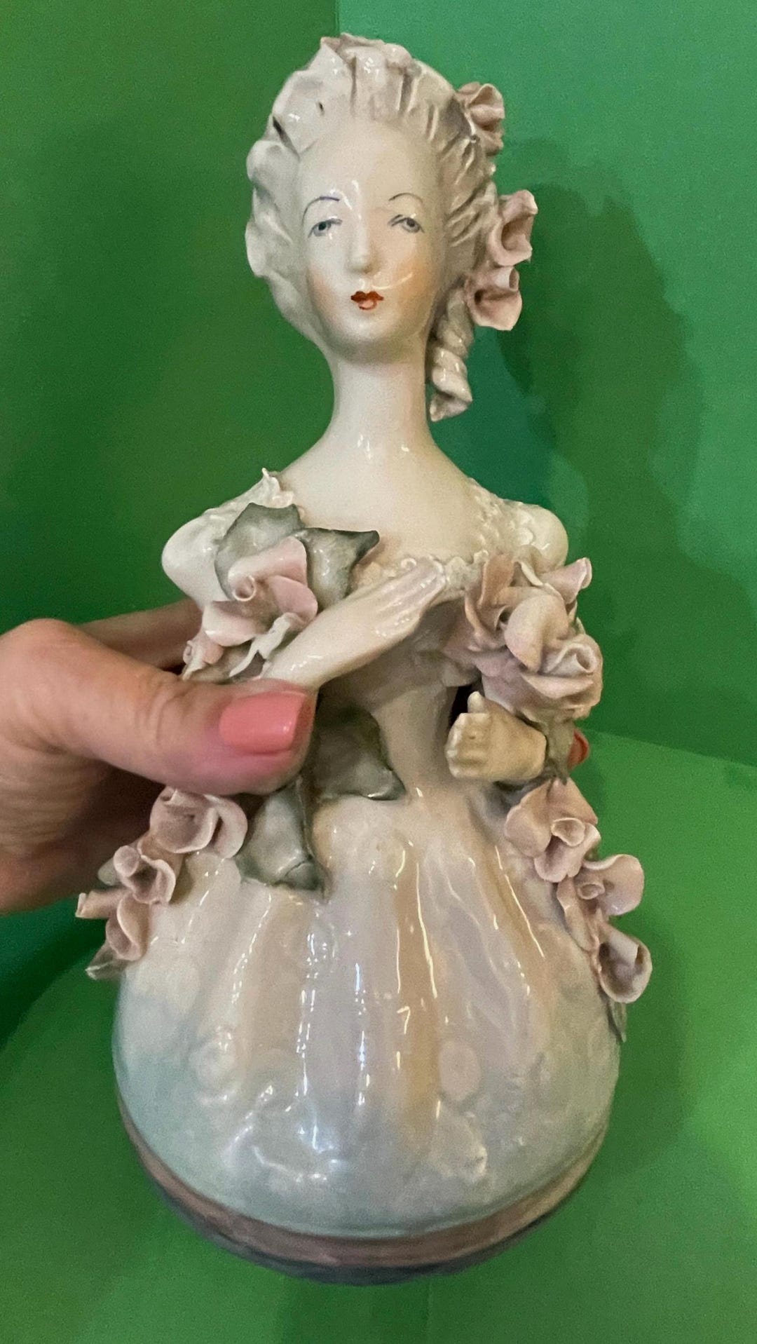 Lovely Vintage Cordey Porcelain Lady Figure, 1950s, Designed by Cybis ...