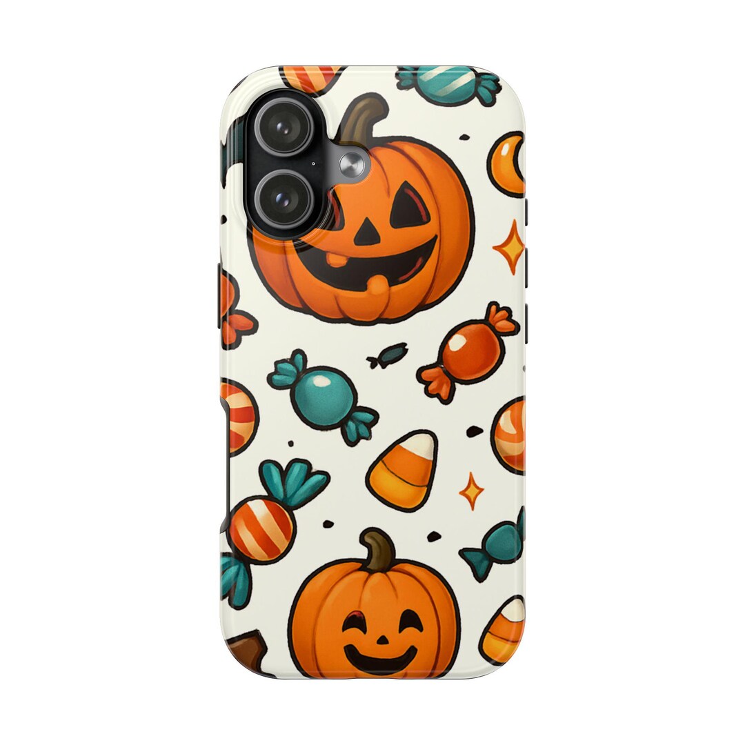 Pumpkin Candy Halloween Phone Case: Durable Lexan Plastic - Etsy