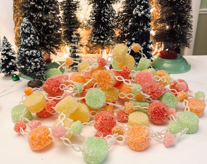 Sugared Candy Gumdrop Tree Garland - Etsy