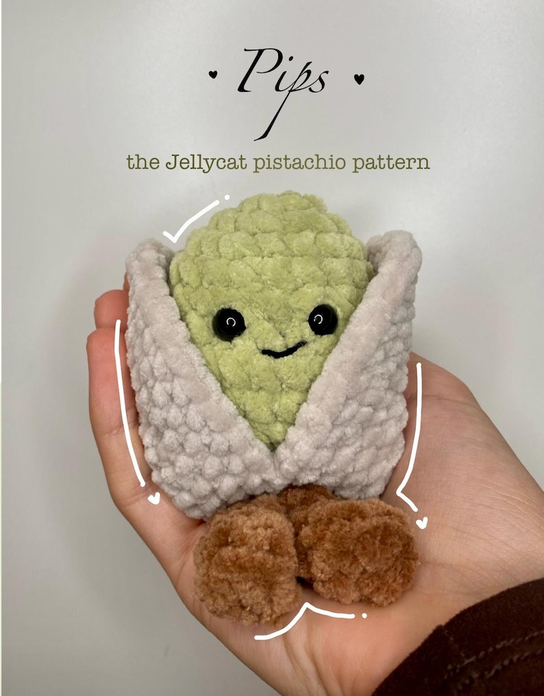 Jellycat Pistachio Crochet Pattern - Etsy