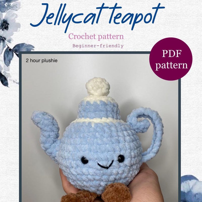 Jellycat Teapot - Etsy UK
