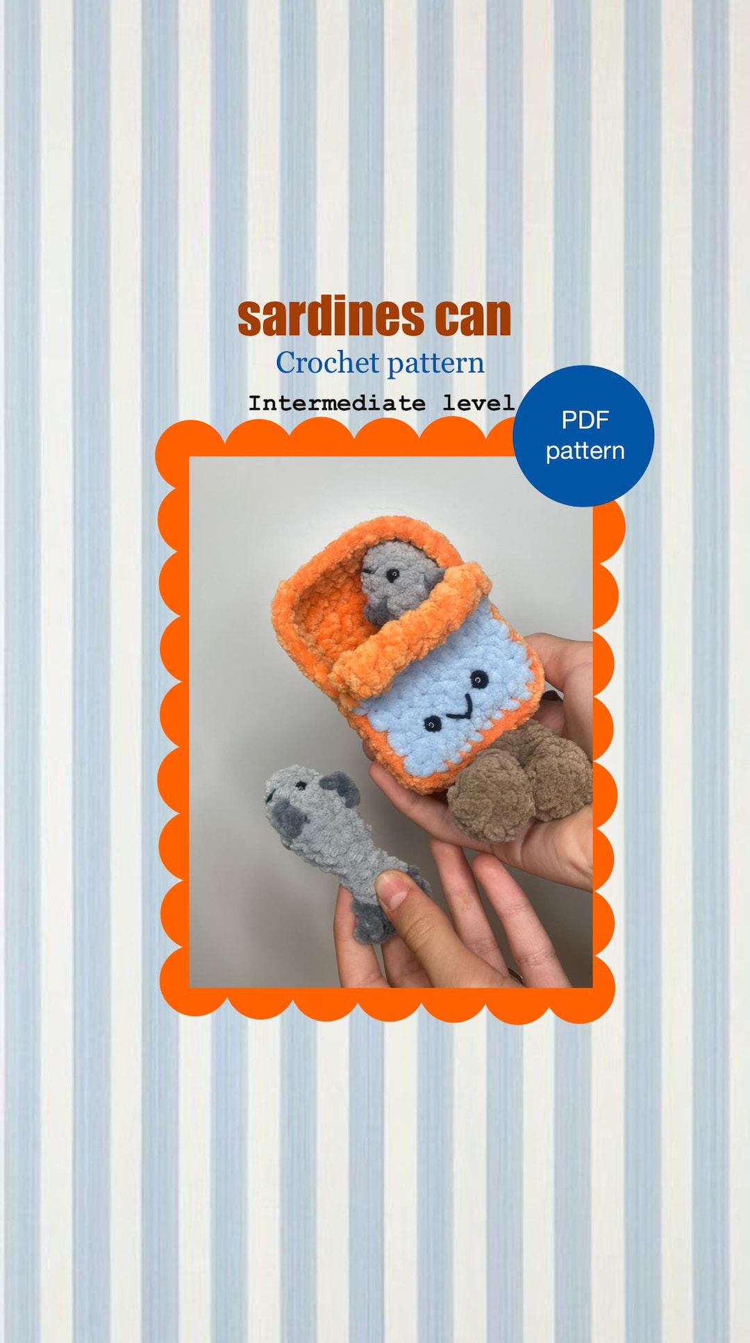 Sardines Can Crochet Pattern, Funny and Cute Crochet Project ...