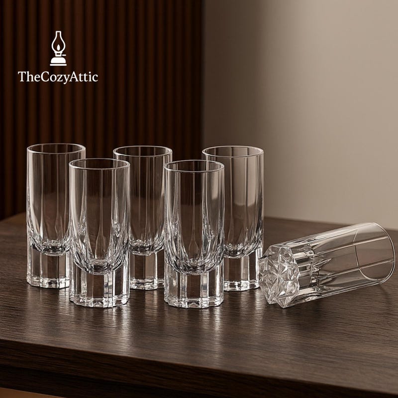 Crystal Water Glasses 6 - Etsy