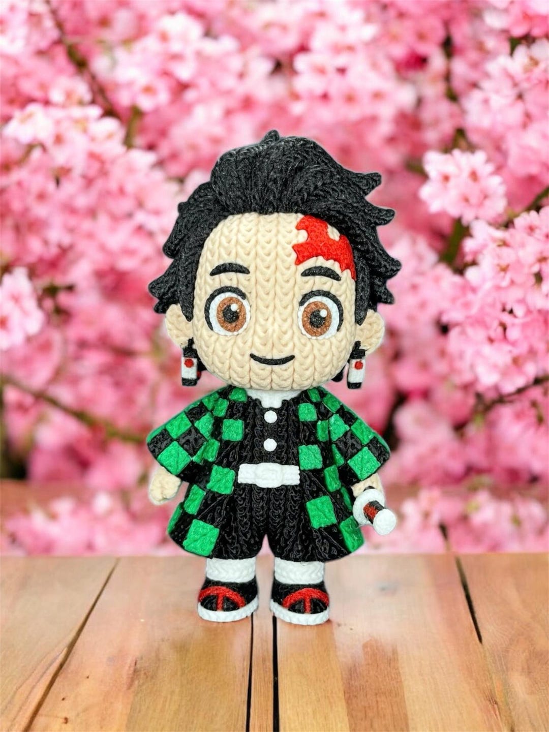 Knitted Design - 3D Printed Demon Slayer Character Figures - Unique ...