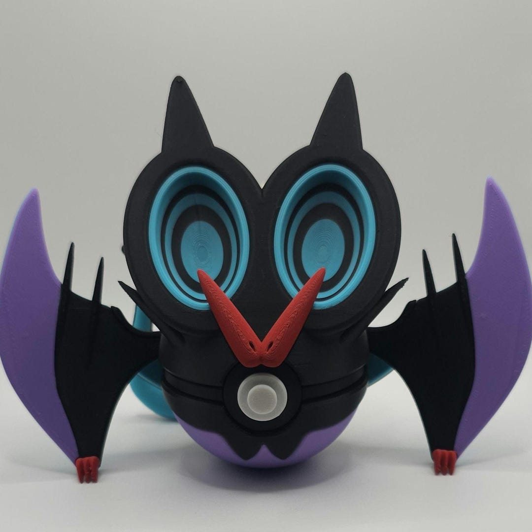 Noivern Pokemon Character Design- 3D Printed Pokeball- Unique Display ...