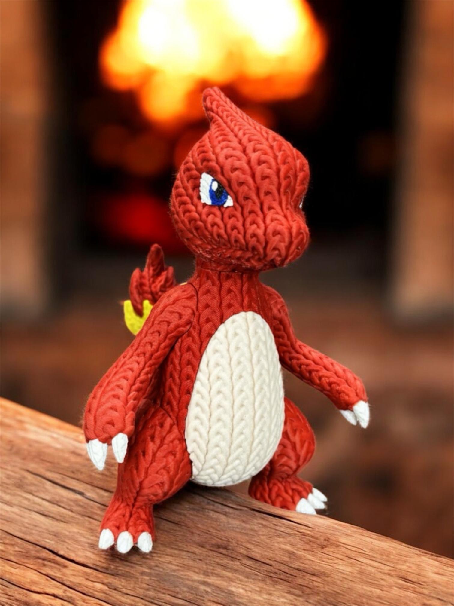 Charmander, Charmeleon & Charizard Knitted Style Figures - 3D Printed ...